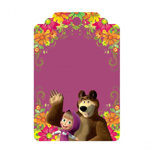  5 Masha And The Bear Invitation Free Low Cost Templates